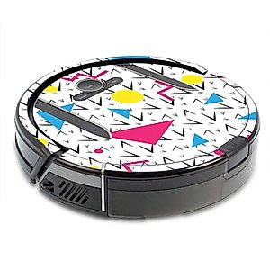 MightySkins Skin Compatible with Shark Ion Robot R85 Vacuum Minimum Coverage - 90s Fun | Protective, Durable, and Unique Vinyl wrap Cover | Easy to Apply, Remove, and Change Styles | Made in The USA