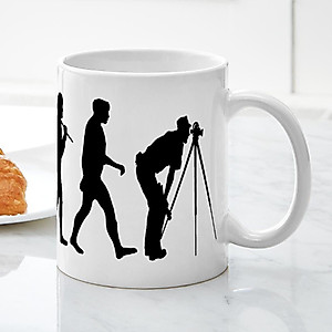 CafePress Land Surveying Surveyors Mug Ceramic Coffee Mug, Tea Cup 11 oz