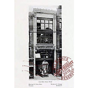 Architectural Bronze and Iron Works, Toronto (Canada) Bulletin 2000, December 1913 by Canadian Allis-Chalmers Limited, Toronto (REPLICA Trade Samples Catalog, Archtiect's metal designs, Building Ornament, facads, casings, doors, porticos, windows, etc, of
