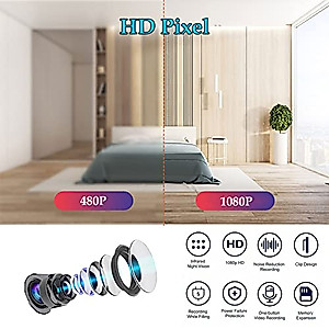 2023 New Hd 1080p Noise Reduction Camera - Portable Wearable Video Recorder - Convenient Back Clip Night Vision Recorder (Basic Version)