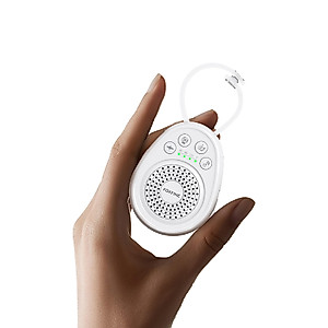 FOXFINE White Noise Machine, Portable Sound Machine with 30 Soothing Sounds, Travel Sound Machine for Sleep with Timer Child Lock, Noise Canceling for Home Office Privacy, Ideal for Baby Kids Adults