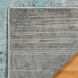 Gertmenian Modern Indoor Area Rugs, Machine-Woven, High Traffic, Non-Shedding & Stain-Resistant, for Living Room, Dining Room, Bedroom, Office, 2x8 Runner, Modern Abstract Gray, 29510