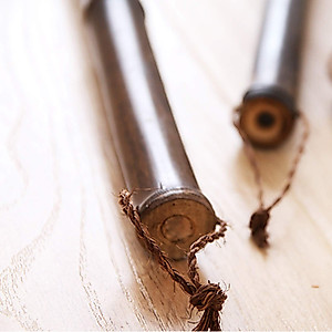 YJFENG Traditional Broom, Wall-mounted Gardening Tools, Palm Bristles Soft with Bamboo Handle, Hand Made for Cleaning, 5 Sizes (Color : E-122x27cm)