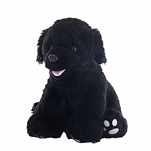 PLUSH TOYS WONDERLAND Shadow The Black Labrador 16-Inch Plush Toy – Soft & Cuddly Stuffed Animal Dog, Realistic Lab Puppy Plushie, Cute Black Lab Toy for Snuggling, Gifts for Kids & Dog Lovers