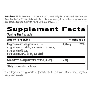 Target-Mins Magnesium with Silica 300 mg 120 Vegetarian Capsules