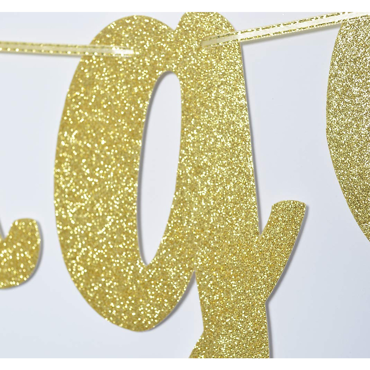 Drop Your Panties Glitter Gold Banner, Lingerie Shower Banner, Bachelorette Party Decorations (Gold)