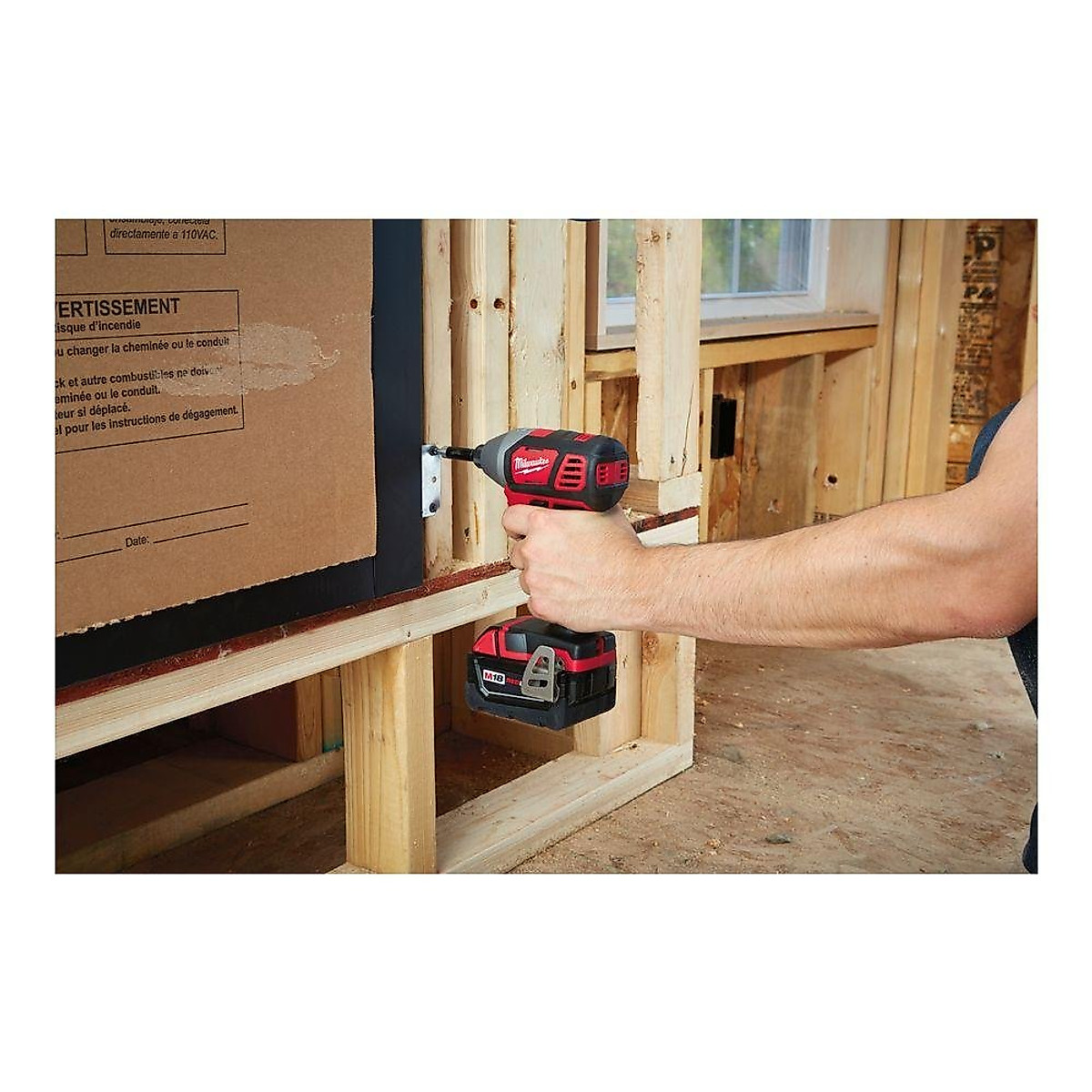 Milwaukee 2697-22 M18 18-Volt Lithium-Ion Cordless Hammer Drill/Impact Driver XC Combo Kit (2-Tool)