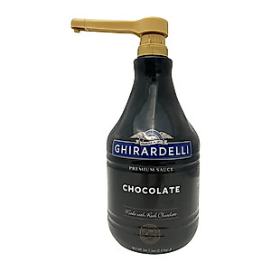 Sauce Pump 64 fl. oz. Dispenser – For Syrup Chocolate, Caramel, Vanilla, Variety of Sauces | BPA-Free I Fits 64 fluid ounce Torani, DaVinci | Fit Ghirardelli 87 to 90 fl oz | by Handit I 1-Piece