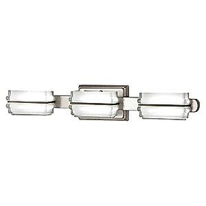 Home Decorators Collection 22803 24 Watt Brushed Nickel Integrated Bath Light