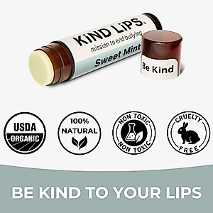 USDA Organic Lip Balm Variety 5 Pack – 100% Natural, Moisturizing Lip Care with Beeswax & Coconut Oil – Hydrating Lip Balm for Dry, Chapped Lips, Chapstick Best Lip Repair for Women, Men, Kids