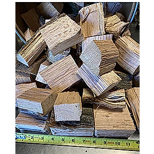 FPS Fox Peak Oak Wood Chunks Smoking BBQ Grilling Cooking Smoker 5 + pounds