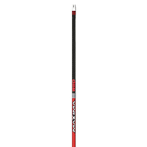 Carbon Express 50752 Maxima RED Carbon Arrow Shaft with Dynamic Spine Control, Size 350, 12-Pack