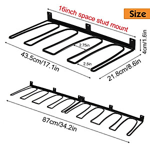 ORLESS Wader Hangers 4-Pair Boot Rack Garage Storage, Cowboy Boot Holder, Metal Wire Organizer for Entryway