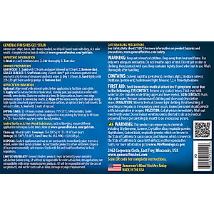 General Finishes Oil Base Gel Stain, 1 Quart, Java