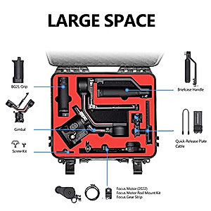 STARTRC RS 3 Gimbal Stabilizer Case Waterproof Hard Carrying Case for DJI RS 3 Gimbal Stabilizer Combo Accessories