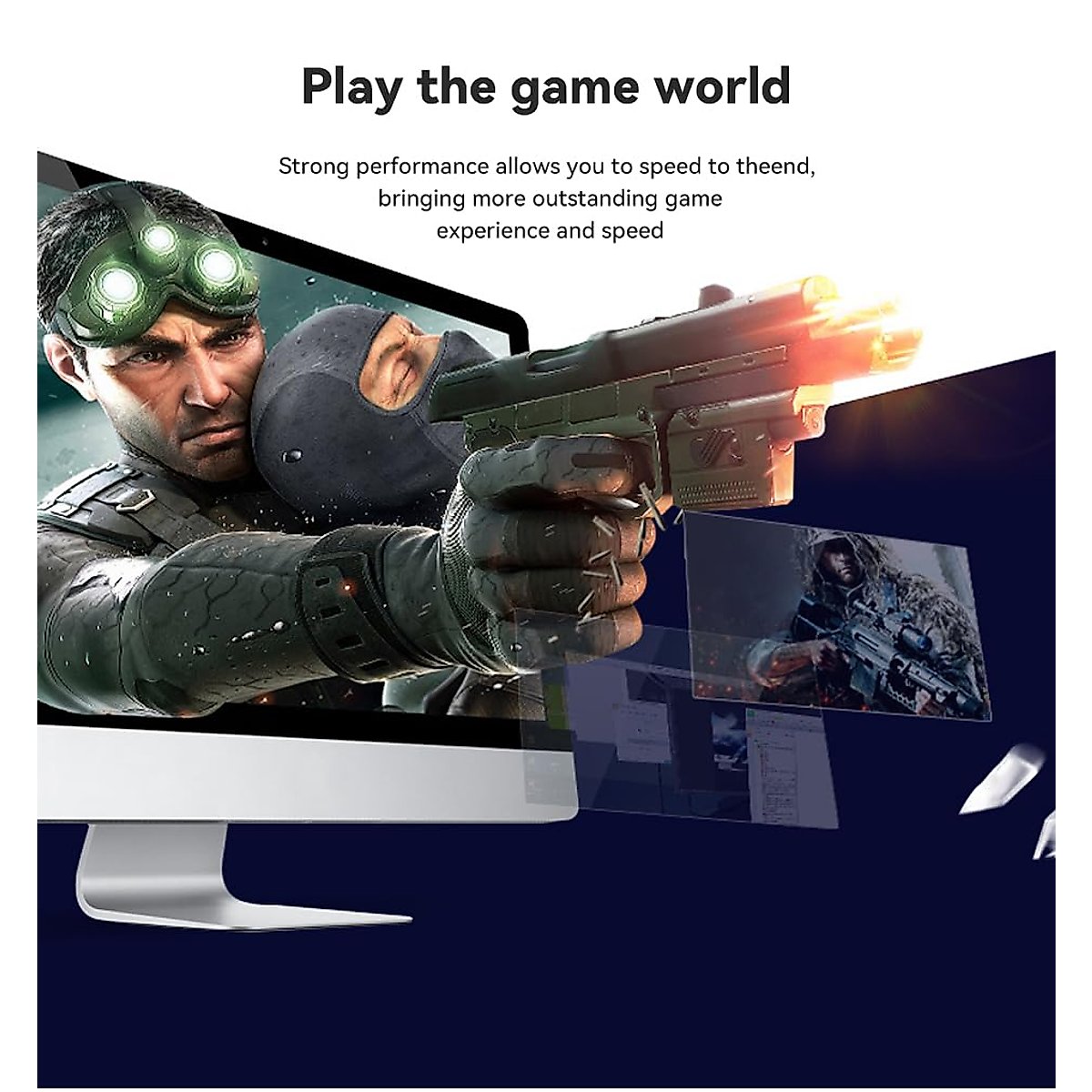 XUANMO AMD Radeon RX580 2048SP 8g Gpu Video Gaming Amd graphics card GDDR5 256-Bit Pc Gaming Video Card AMD 2XDP HDMI PCI Express 3.0 with Freeze Fan Stop for Desktop Computer Gaming Gpu