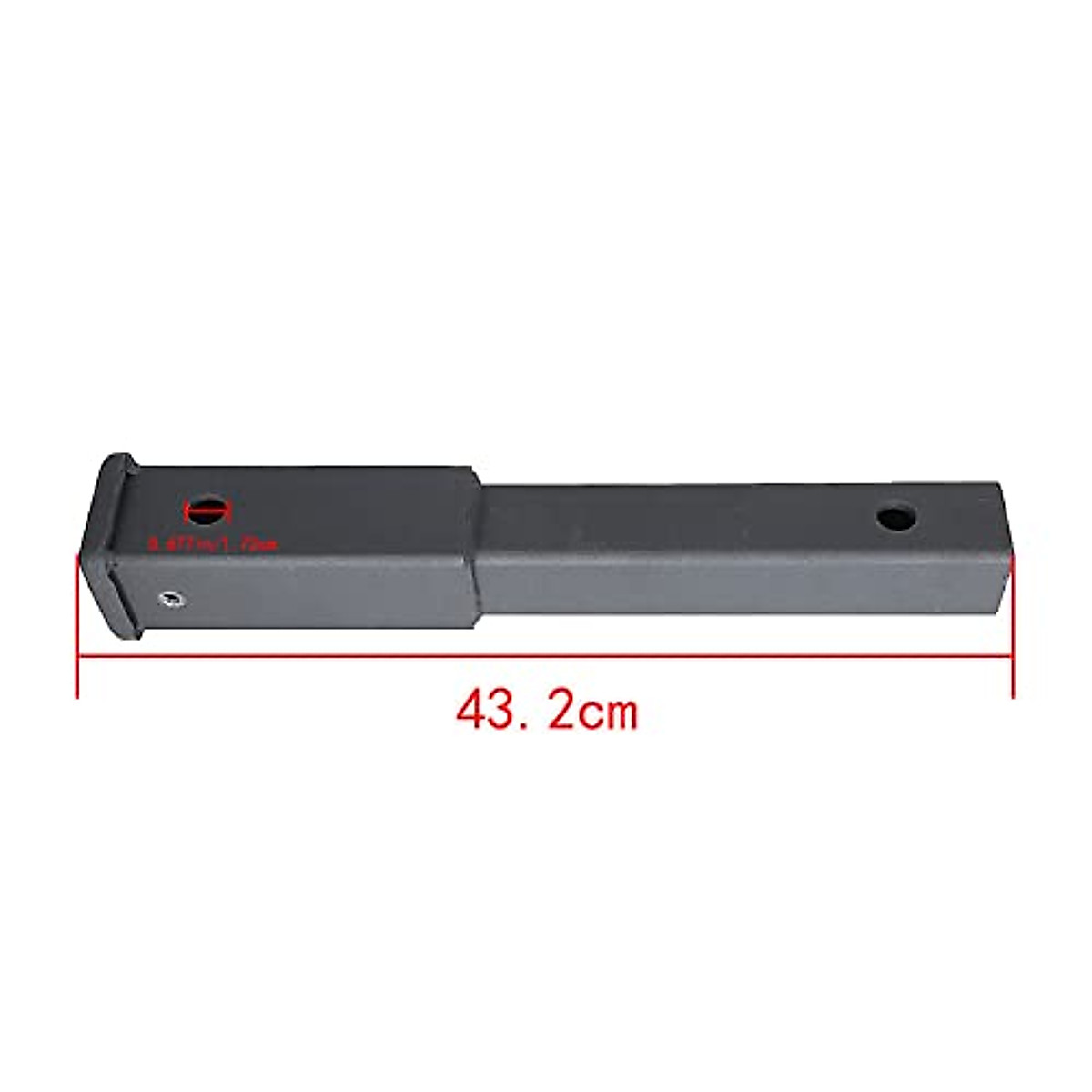 Trailer Hitch Extension Receiver 12 Inches Length 5/8 Inch Pin Hole 4000 LBS 84433