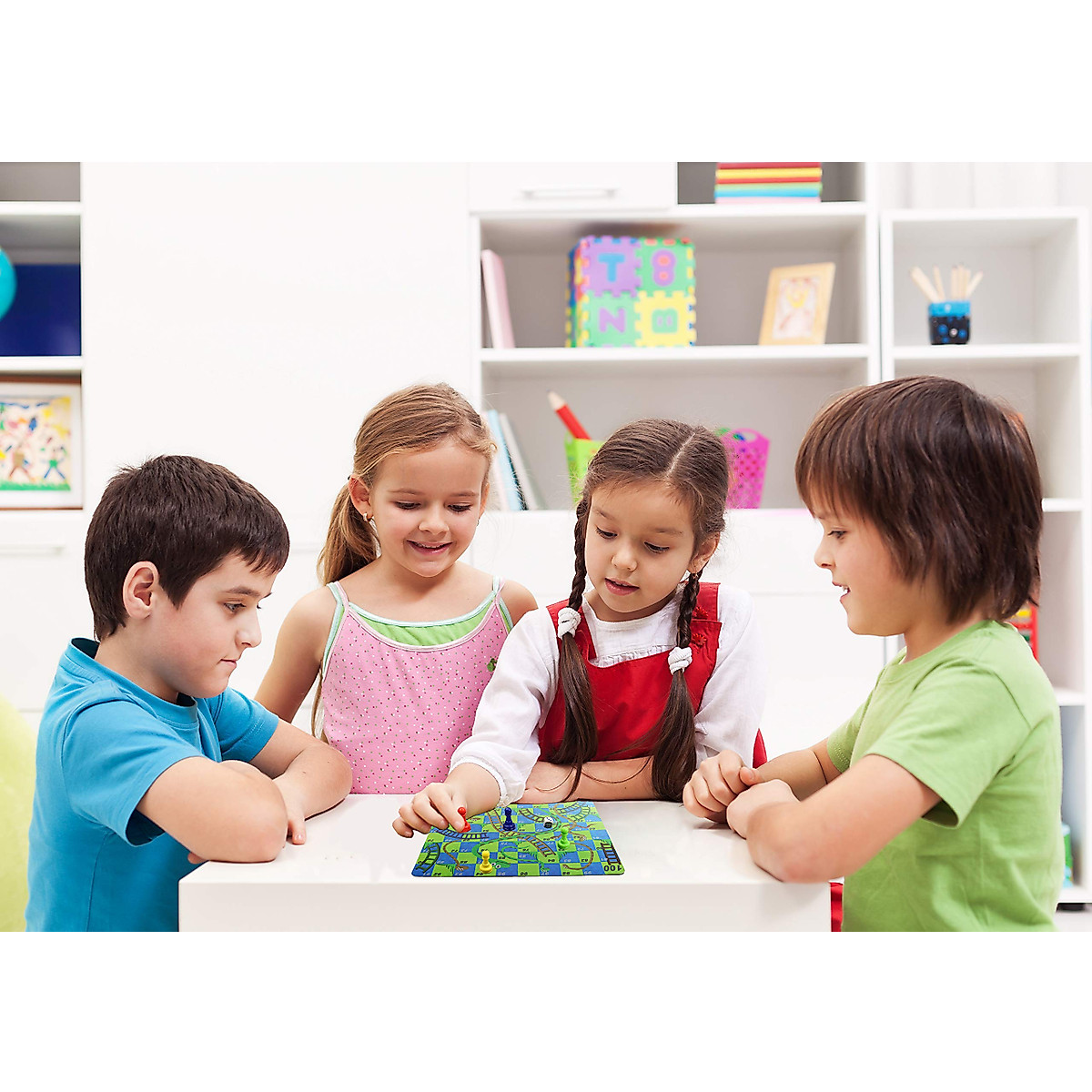 Board Game Set - 10 in 1 Board Games Collection - Chess, Checkers, Chinese Checkers, Backgammon, Snake and Ladder, Ludo and More Classic Board Games for Kids