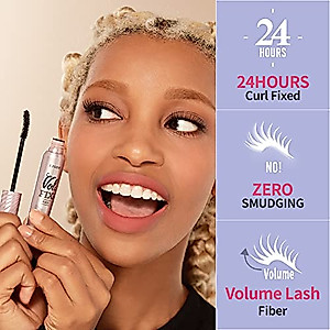 ETUDE Lash Perm Volume Fix Mascara #Black (21AD) | Volume & Curling Mascara that Lasts for Long Hours and Makes them Voluminous
