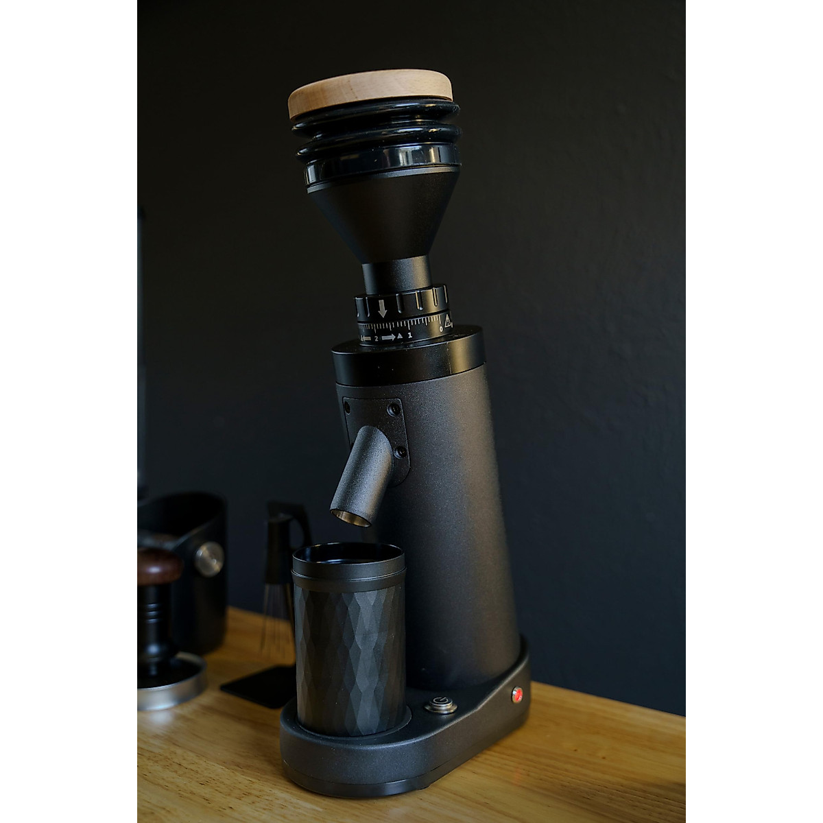 MiiCoffee D40+ Single Dose Coffee Grinder (Black)