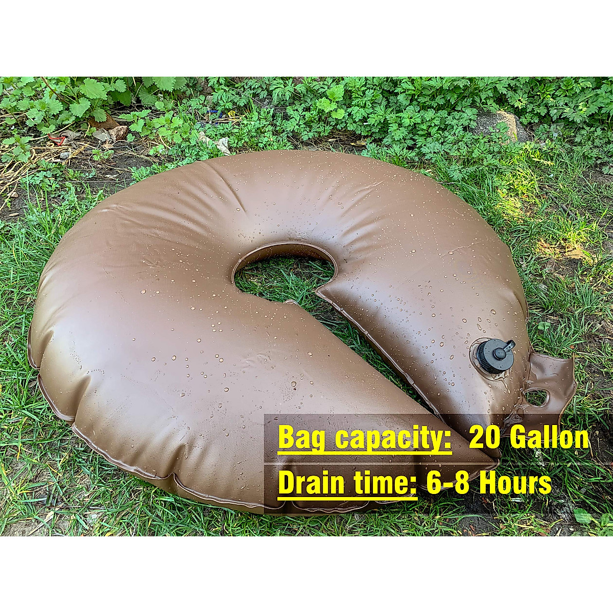 All New Extra Large 20 Gallon Tree Watering Ring/Bag(2 Pack),Deep Root&Slow Release&Automatic Drip Irrigation Watering System, Low-Profile Great for Multi-Trunk Newly Planted Small Trees and Shrubs