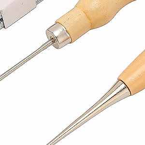 Leather Repair Kit Tape Measure Waxed Thread Leather Working Kit DIY for Leather Craft