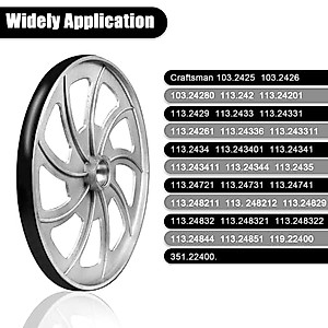 Urethane Bandsaw Tires 12 inch Diameter, 2 Pack 12" x 7/8" x .095" Band Saw tires for Craftsman etc