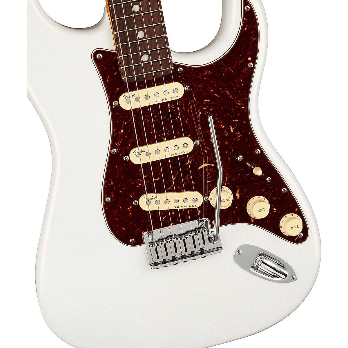 Fender American Ultra Stratocaster - Arctic Pearl with Rosewood Fingerboard
