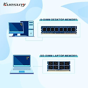 DDR3L 1600MHz Udimm Ram 8GB Kit (4GBX2) PC3L-12800/PC3L-12800U 4GB CL11 240 Pin Non ECC Unbuffered 1.35V/1.5V Desktop Computer Memory Ram Module Upgrade