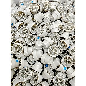 Spray Paint Caps - Soft Blue Caps for Fading, Color Fades, Complete Coverage Without Drips. Fits Female Cans MTN, Loop, Flame, Montana, Molotow, ACME, Double A, DANG and More! (20)