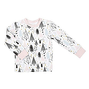 Stephan Baby 2-Piece Christmas Pajama Set, Holiday Forest, Fits 6-12 Months