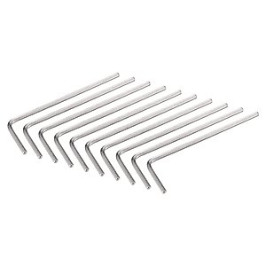 uxcell 1/16" Hex Key Wrench, L Shaped CR-V Repairing Tool 10 Pcs