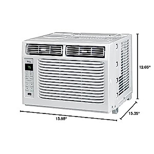 TCL 6W9ER1-A Smart App & Voice Control Window Air Conditioner, 6,000 BTU, White