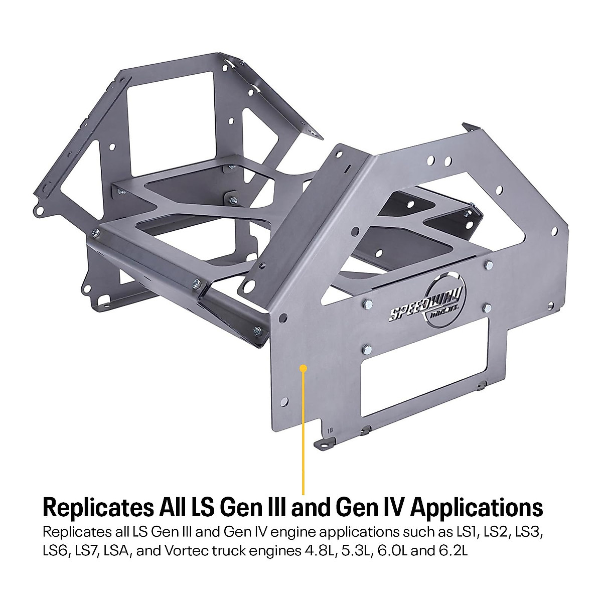 SoloSwap™ Chevy LS Mock Up Engine Swap Short-Block, No Head, Includes Hardware for Easy Assembly, 18 Pounds and Accepts Stock or Aftermarket LS Cylinder Heads