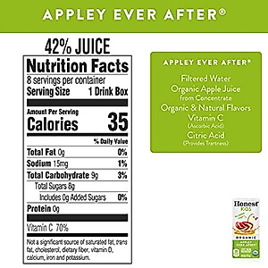 Honest kids Assorted Organic Juice Drink Variety Pack, 6 Fl Oz, (40 Count)