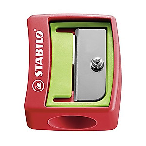 Multi-talented Pencil - STABILO woody 3-in-1 - Wallet of 10 - Assorted Colors + Sharpener