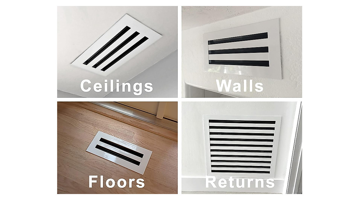 BUILDMART Modern 8x8 AC Vent Cover - Stylish Design