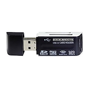 Excelshoots USB Cable Works for Nikon D3100 Camera, and USB Computer Cord for Nikon D3100 + Excelshoots Card Reader
