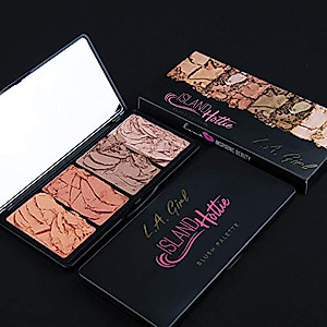 L.A. Girl Fanatic Blush Palette, Island Hottie Corals, 1 oz