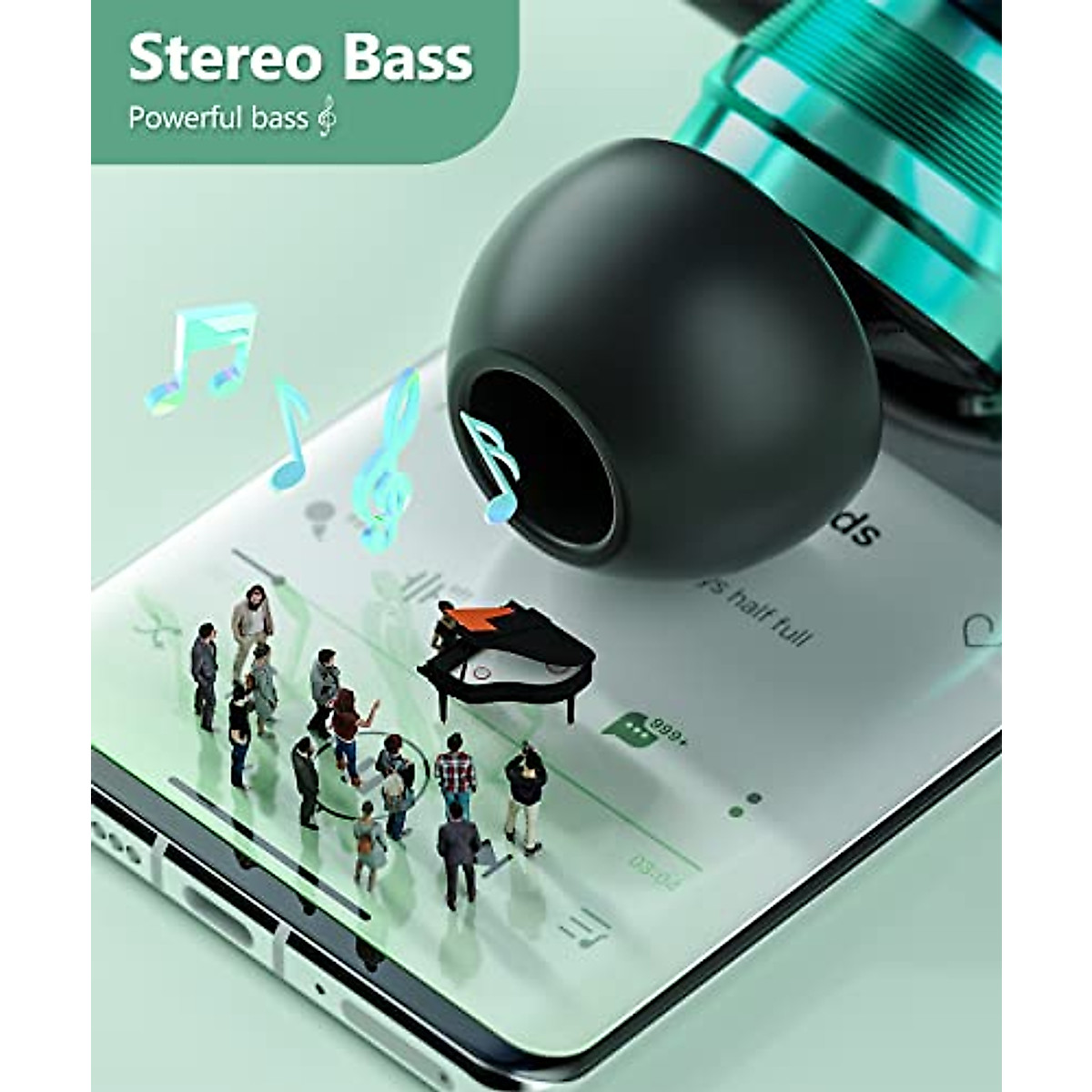 USB C Headphones, Wired Earbuds for iPhone 15 Plus, Samsung S23 Ultra S22 DAC Digital Earphones Stereo Audio in-Ear Headphones with Microphone for iPad 10th Samsung S21 A53 S20 Google Pixel 7 Pro