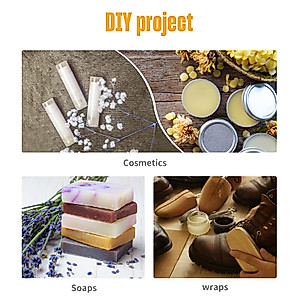 Aku Tonpa 2 LB White Pure Beeswax Pellets, Triple Filtered Bees Wax for Skin, Face, Body, Hair Care, DIY Creams, Lotions, Lip Balm, Canning, Candle and Soap Making Supplies