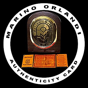 Marino Orlandi Tote Italian Designer Handpainted Fairies Onyx Genuine Leather Bag with Chain Strap