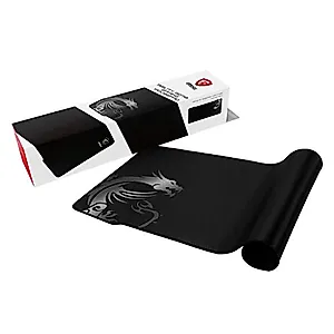 MSI Agility GD70 Premium Gaming Mouse Pad, XXL Wide Extended Size, Smooth Silk Fabric, Anti-Slip Natural Rubber Base, 36” X 16” X 0.1”