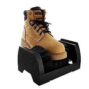 Yaktrax Boot Scrubber Boot and Shoe Scraper Brush, Black