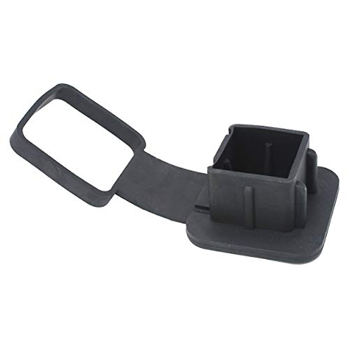 X-Haibei 2 Inch Trailer Hitch Cover Black Tube Plug Cap Fits All 2 Inch Receivers