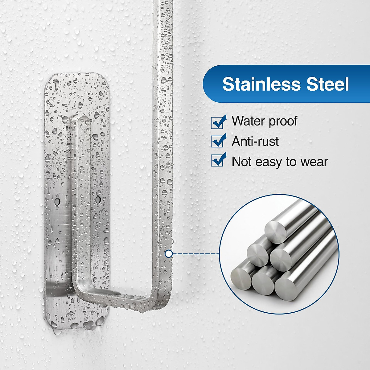 Paper Towel Holder Under Cabinet - Both Available in Adhesive and Drilling - Upgraded Aluminum Paper Towel Holder Wall Mount - Kitchen Towel Holder