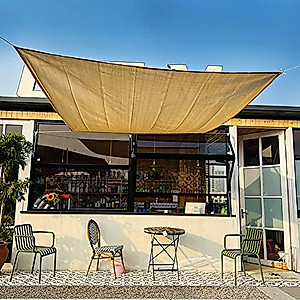 90% Shade Cloth for Plants 2 Ft × 3.3 Ft Greenhouse Shade Cloth for Protect Vegetable Plants Fruits Flowers Crops - Beige