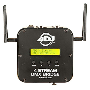 ADJ Products 4 Stream DMX Bridge WiFLY Wireless DMX Bridge for Wireless DMX Control 4ST100