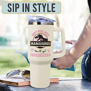 ARINIM Mothers Day Gifts for Mom from Daughter, Son - Best Mom Gifts - Birthday Gifts for Mom, Mom Birthday Gifts, Present for Mom - Tumbler 40oz with Handle