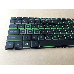 Original New for HP Pavilion 15.6" Gaming 15-ec1073dx Laptop Keyboard Green Backlit US